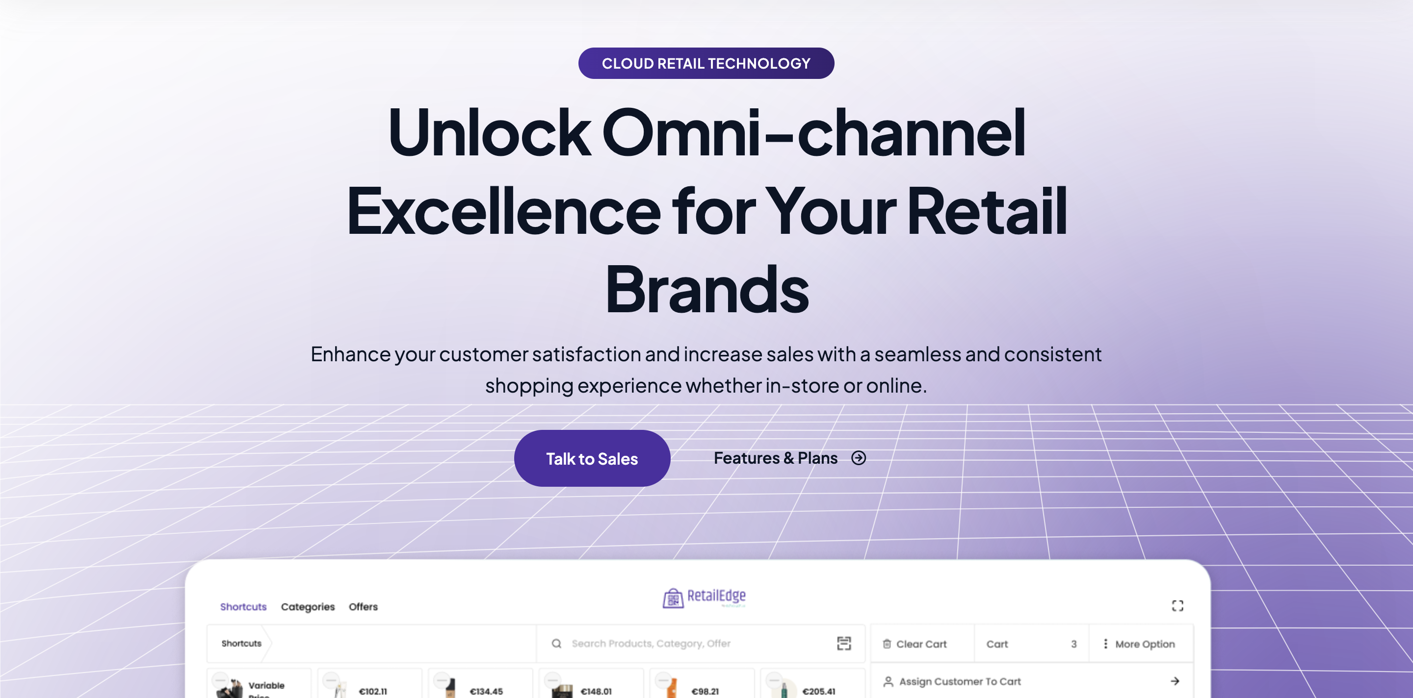 RetailEdge - Homepage